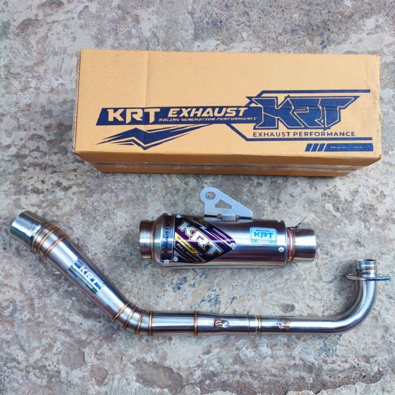 Jual Knalpot Racing Original KRT Model GTX K1 Titan Free Laser Nama up ...