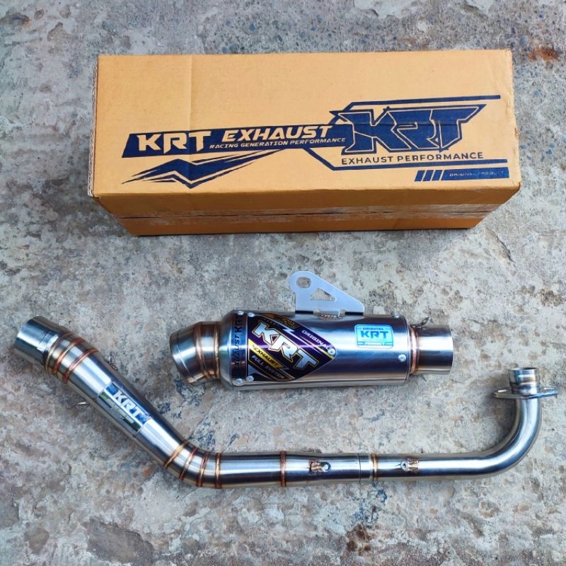 Jual Knalpot Racing Original KRT Model GTX K3 Free Laser Nama up to ...