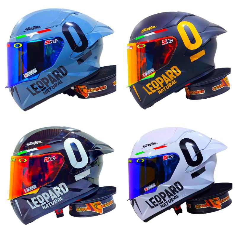 Jual Helm full face TT course TTC course mla black DOF paket ganteng ...