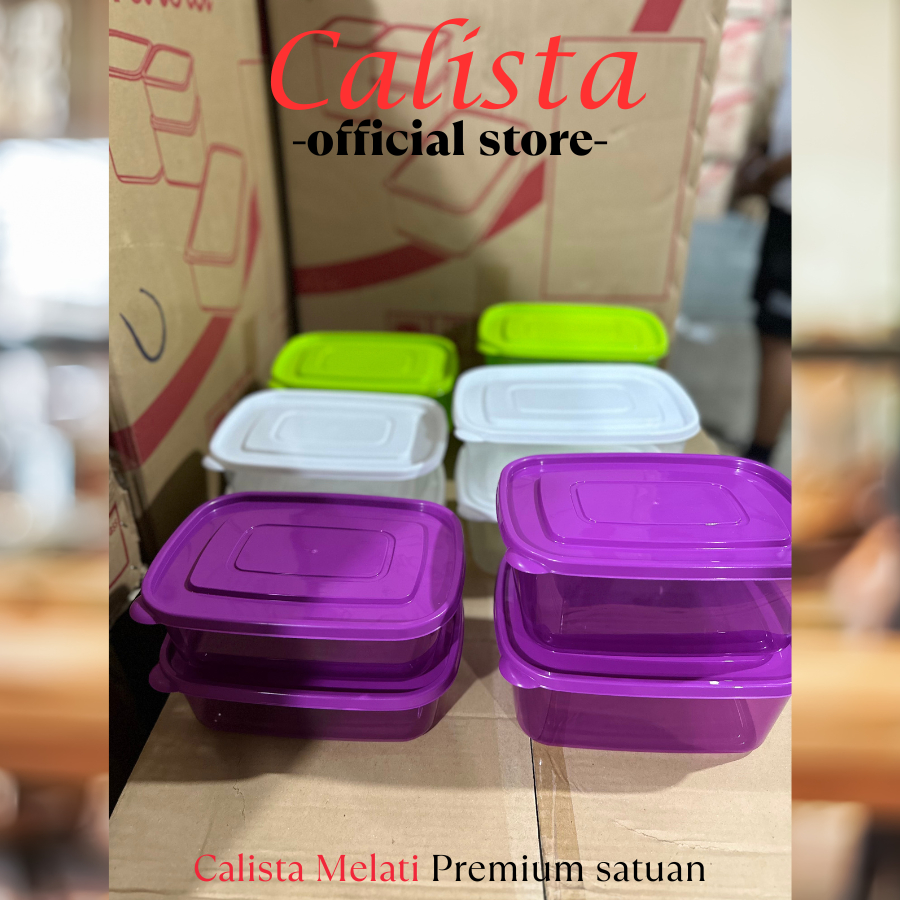 Jual [ CALISTA ] FOOD KONTAINER TOPLES PLASTIK CALISTA MELATI SATUAN 1 ...