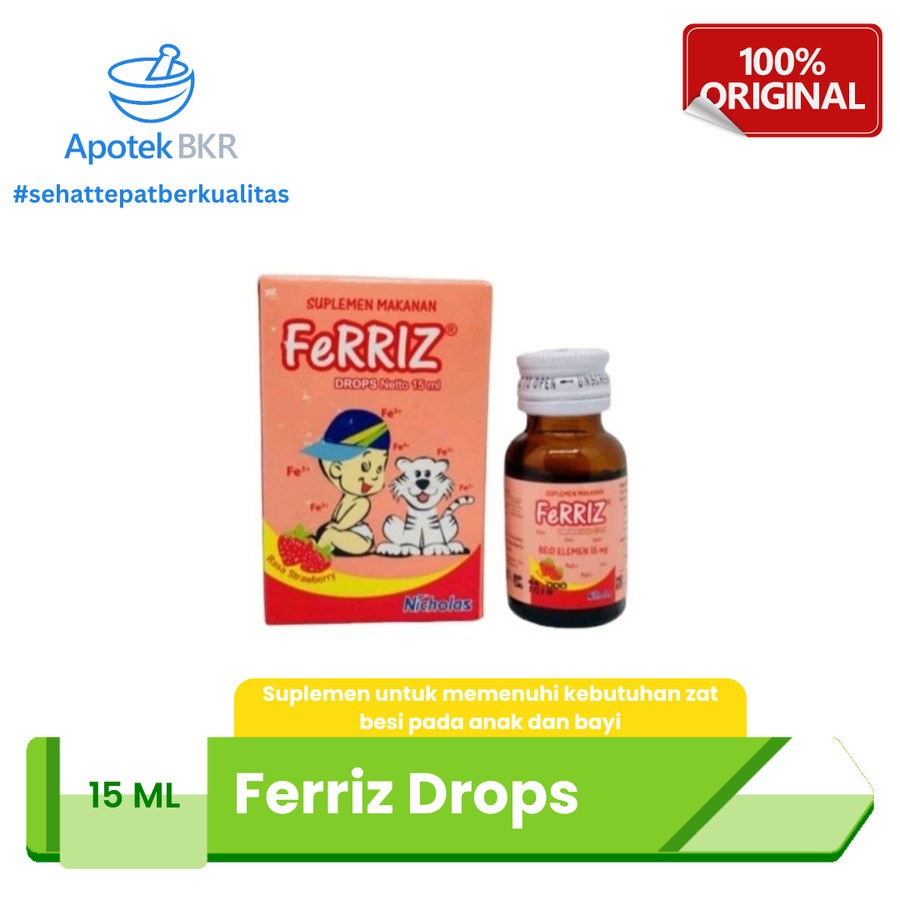 Jual Ferriz Drops 15 ml | Sirup 100 ml - Suplemen Bayi dan Anak ...