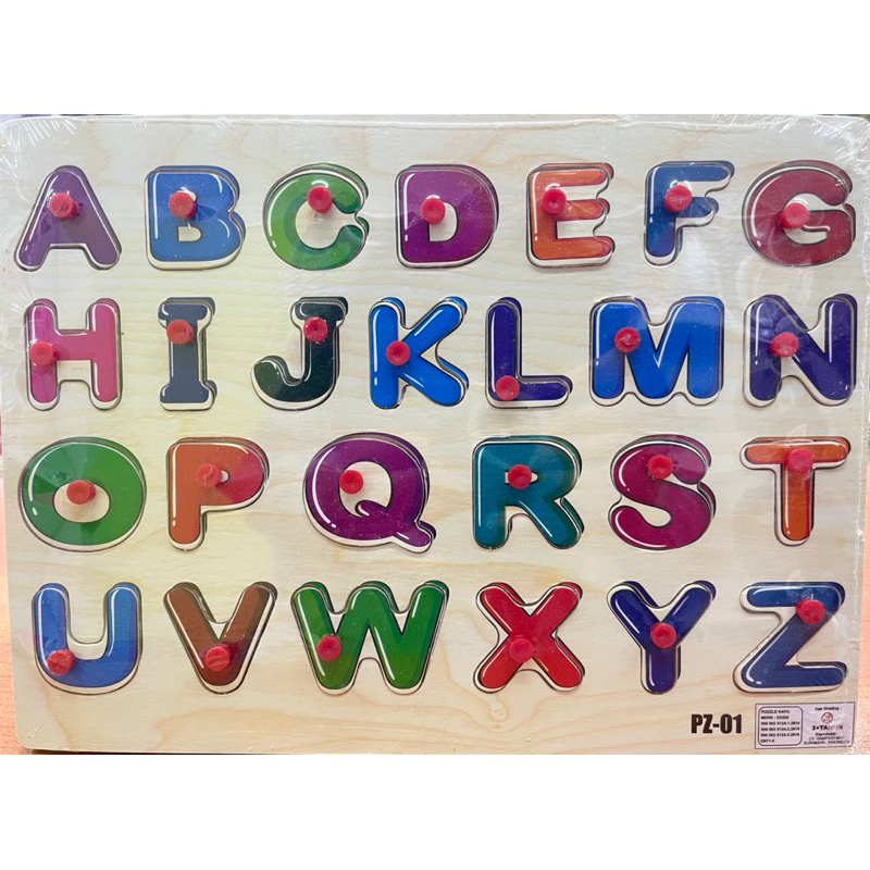 Jual Puzzle Kayu Knob / Puzzle Kayu Knop / Mainan Edukasi Anak / Puzzle ...