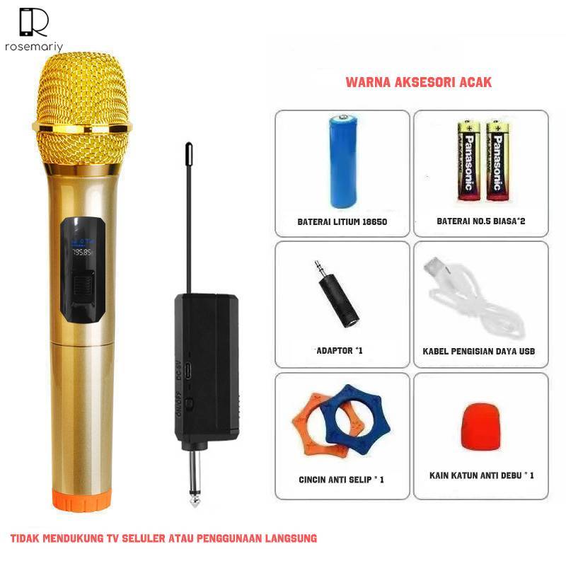 Jual Microphone Wireless Peredam Kebisingan Cerdas Mikrofon Tanpa Kabel ...