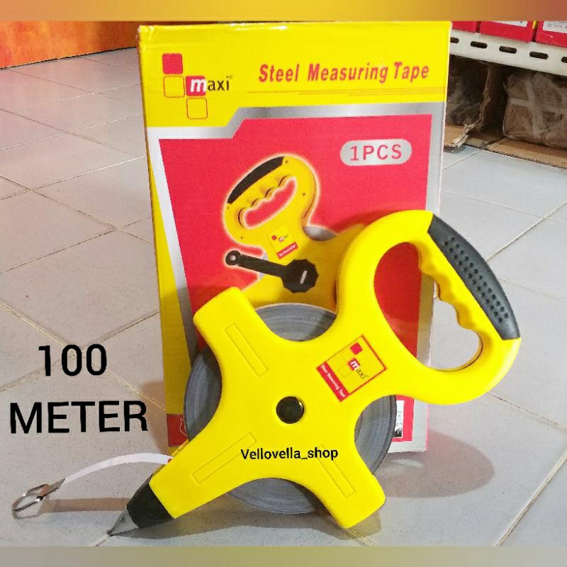 Jual 100 Meter Meteran plat baja meteran tancap meteran tanah meteran ...