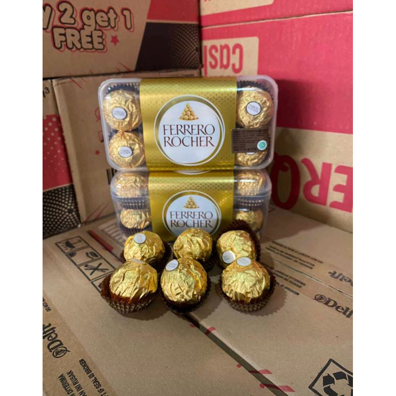 Jual coklat ferrero rocker isi 16pcs | Shopee Indonesia