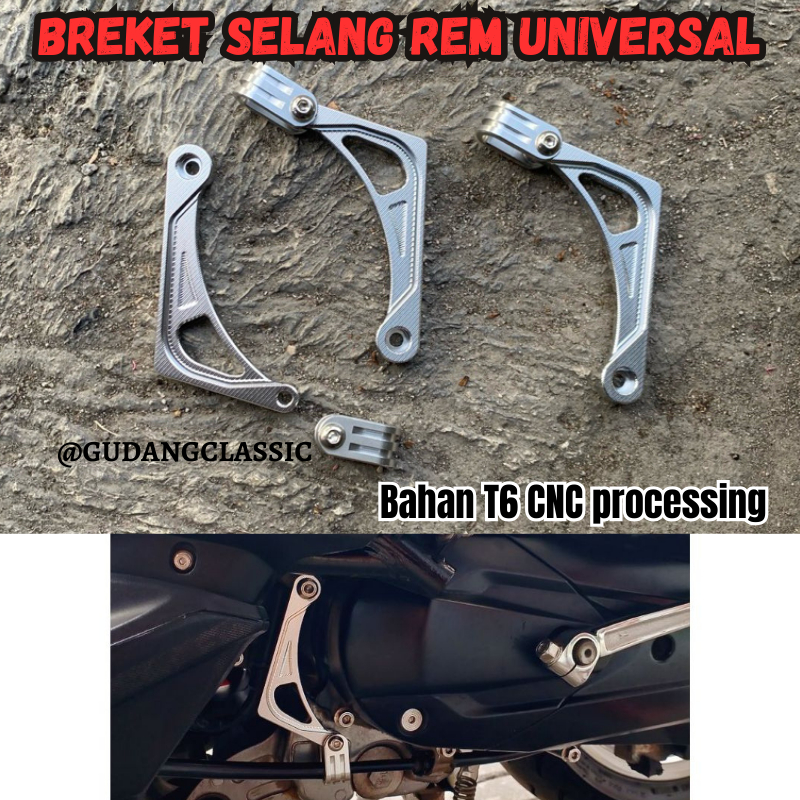 Jual BREKET KABEL REM BELAKANG CNC PANGKON SELANG REM UNIVERSAL SEMUA ...