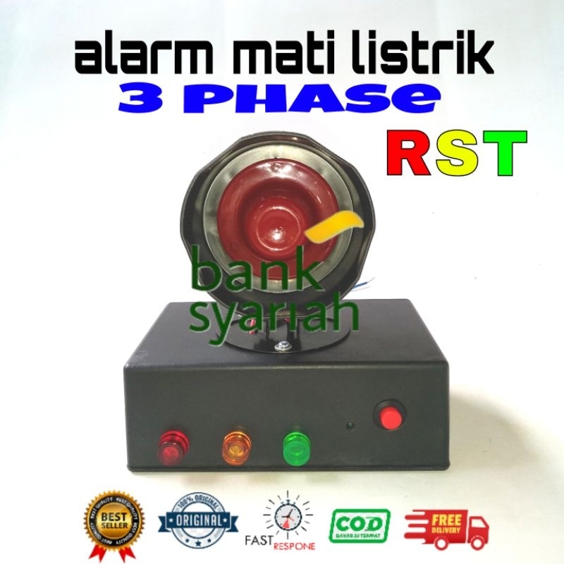 Jual Alarm Mati Listrik 3 Phase RST Suara Keras | Shopee Indonesia