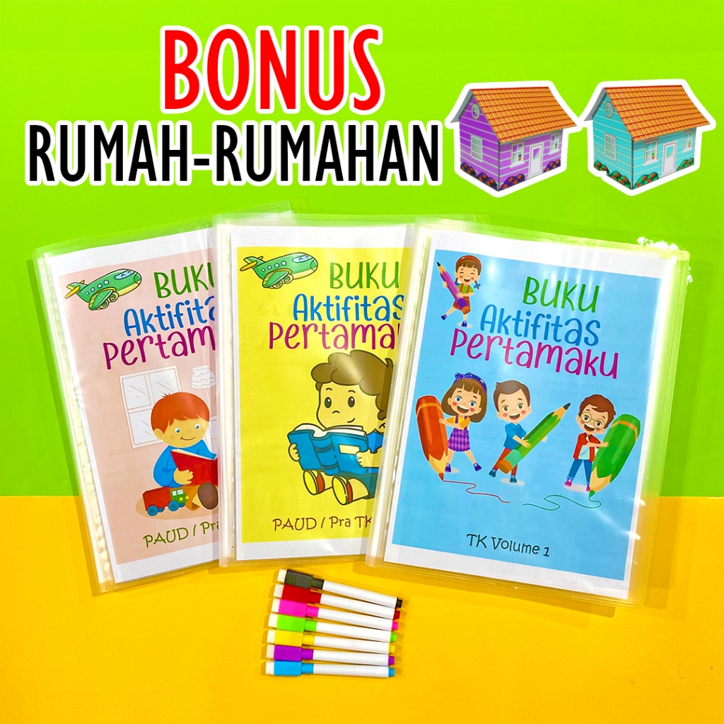 Jual Buku Aktivitas Pertamaku Worksheet Anak Pra TK 2 3 4 Tahun Paud ...