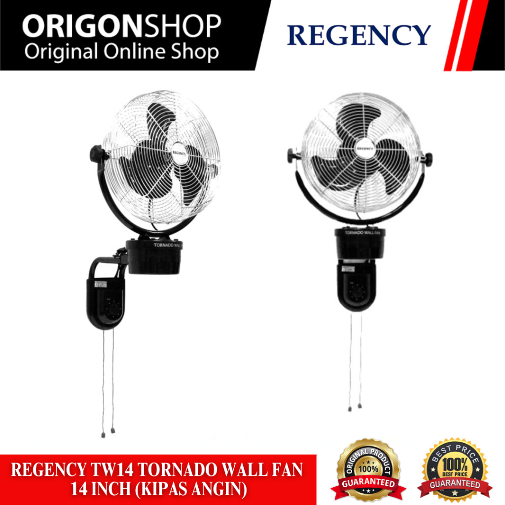 Jual REGENCY Kipas Angin TW14 Tornado Wall Fan 14 Inch | Shopee Indonesia