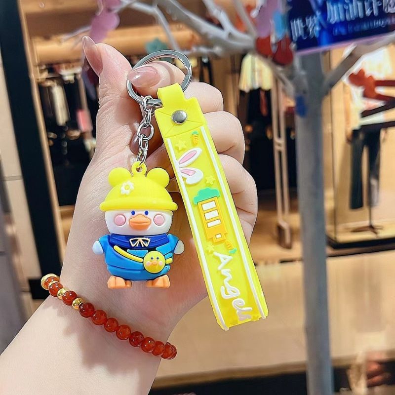 Jual Gantungan Kunci Strap Bebek Lucu Ganci Tas Keychain Bebek Random ...