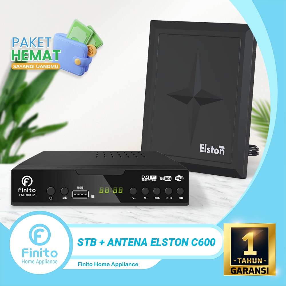 Jual [BUNDLE] STB Set Top Box Finito Digital TV Tabung SNI + ANTENA ...