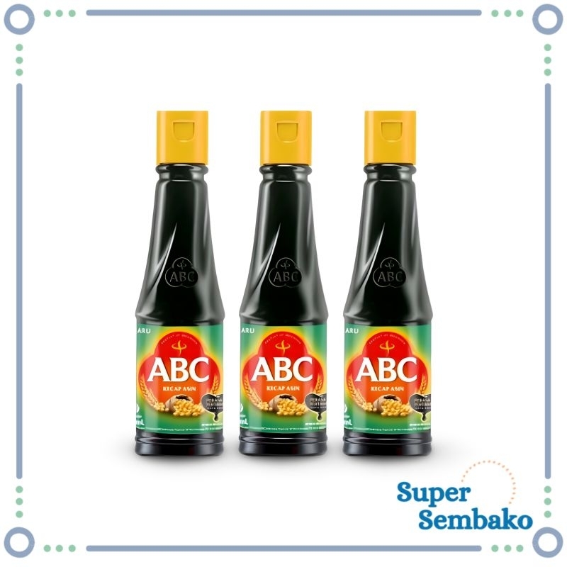 Jual SAUS KECAP ASIN ABC BOTOL 133ml | Shopee Indonesia