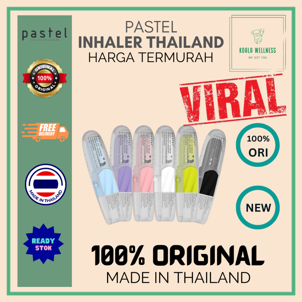 Jual Pastel Inhaler Translucent Original Thailand | Shopee Indonesia