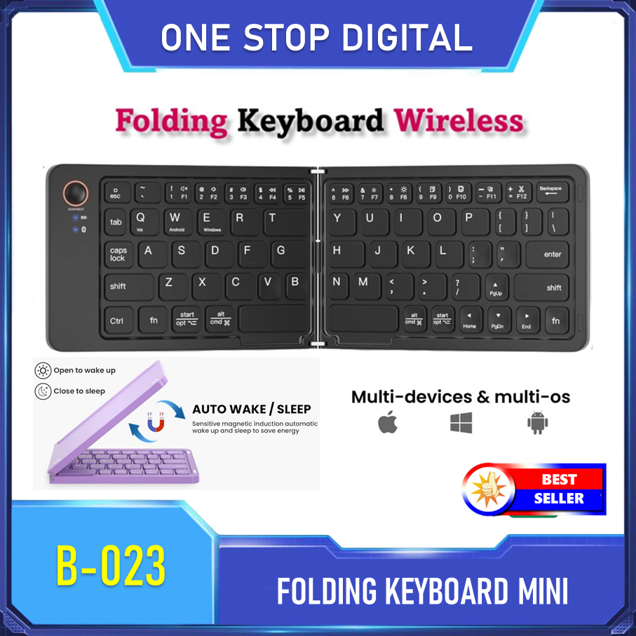 Jual You Pin B-023 Folding Keyboard Wireless Bluetooth Mini Portable ...