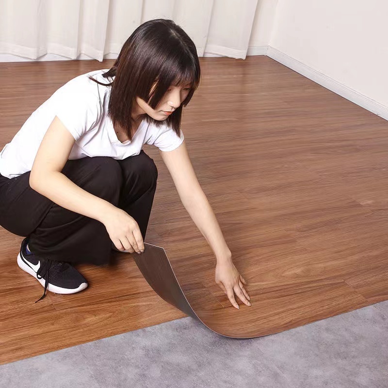 Jual Vinyl Lantai Sticker Kayu 1box (36 Pcs) Vinil Lantai Premium ...