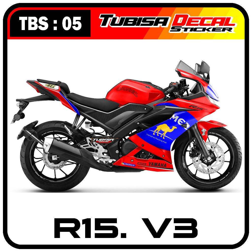 Jual Decal Stiker Full Body R15 V3 - Sticker Striping Standar R15 V3 ...