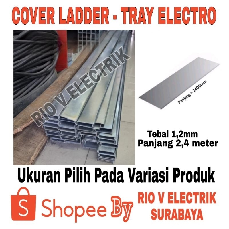 Jual FLANGE COVER ELECTRO CABLE TRAY LADDER 1,2mm uk 50mm 100mm 150mm ...