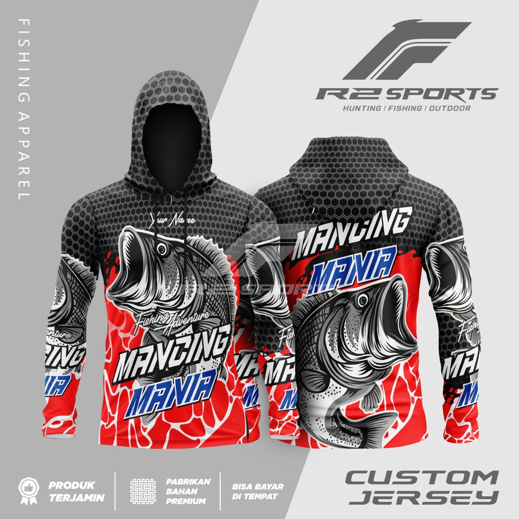 Jual JERSEY/KAOS MANCING CUSTOM BAJU MANCING PREMIUM BAHAN MILANO FULL ...