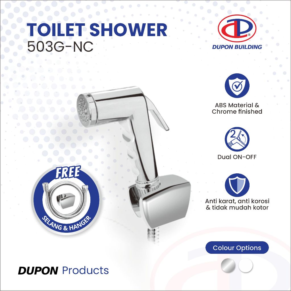 Jual DUPON Toilet Shower Jet Shower Bidet Cebok Semprotan Kloset WC 503G-NC | Shopee Indonesia