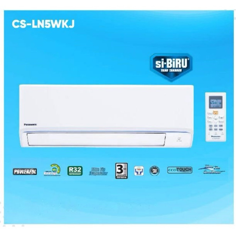Jual AC PANASONIC LN5AKJ BLUEFIN (UNIT ONLY) | Shopee Indonesia