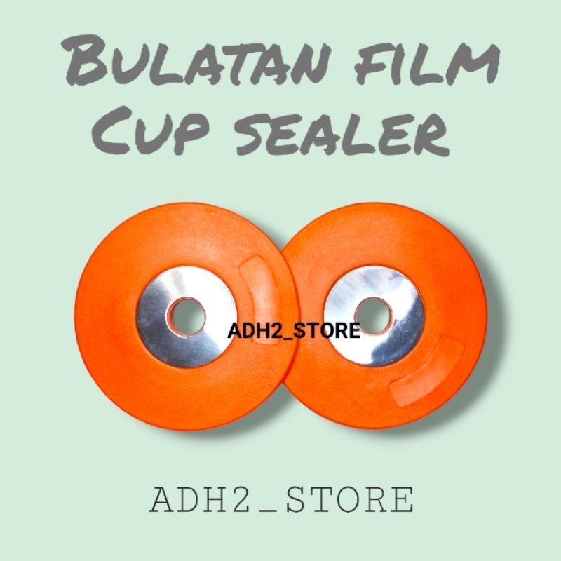 Jual Bulat Orange Jepitan Plastik Roll Cup Sealer (Bahan Tebal ...
