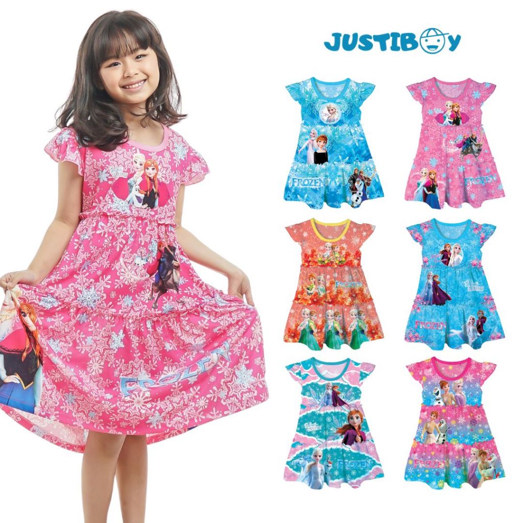 Jual Baju Anak Frozen Elsa Perempuan / Dress Anak Perempuan Frozen ...