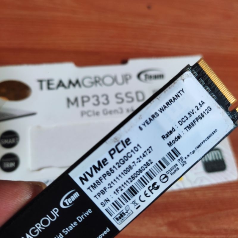 Jual SSD NVME Team Group 512gb PCIe Gen 3 | Shopee Indonesia