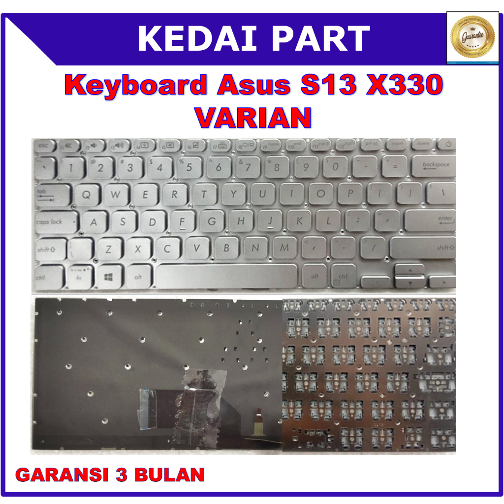Jual Keyboard Asus Vivobook S13 X330 S330F 13U 13UA 13F Silver ...