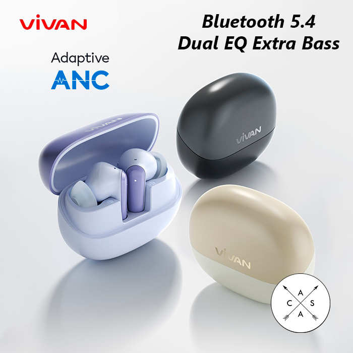 Jual Vivan Infinity GT5 TWS True Wireless Eaphone Adaptive ANC Noice ...