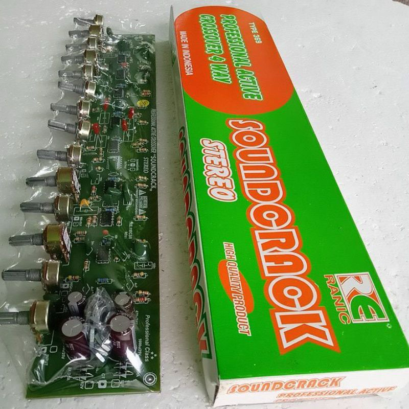 Jual KIT CROSSOVER AKTIF 4 WAY STEREO SUBWOOFER RANIC 369 CROSOVER ...