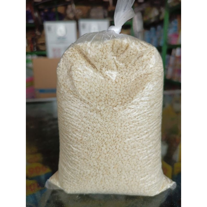 Jual wijen putih (white sesame) 250 gr/1 kg repack | Shopee Indonesia