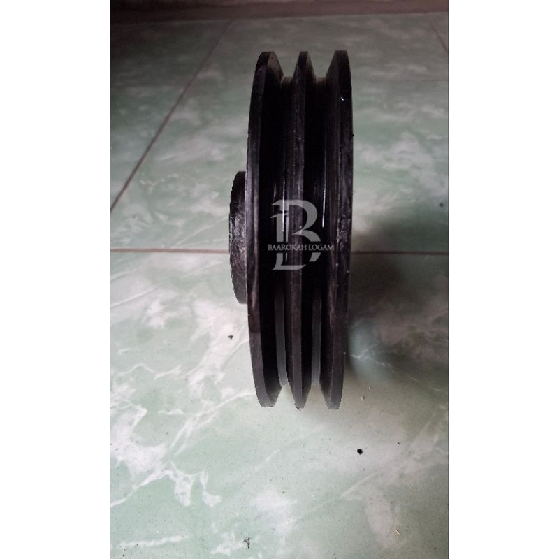 Jual pulley B2/A2 x 6 inch/ 15cm as 19 20 22 24 25 1" 28 30 32 38 mm ...