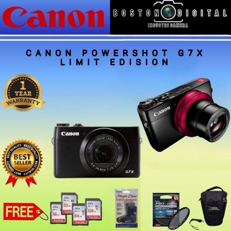 Jual CANON POWERSHOT G7X / CANON G7X / POWERSHOT CANON G7X | Shopee ...
