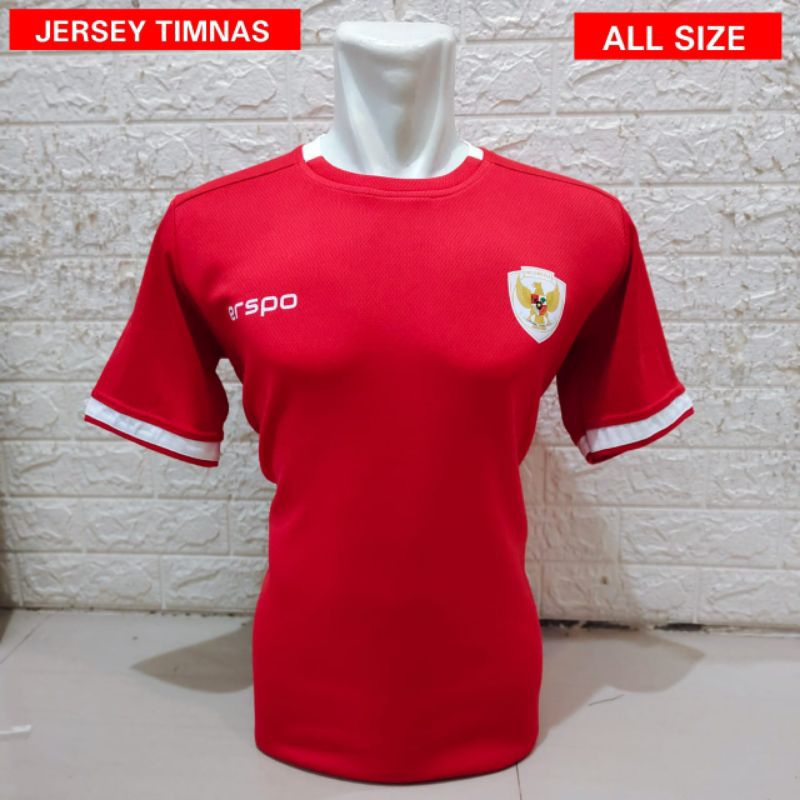 Jual Jersey Timnas Indonesia Erspo Merah Premium | Shopee Indonesia
