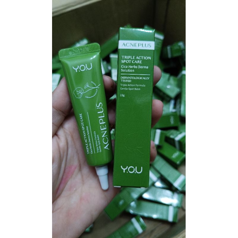 Jual YOU Acne Plus triple action spot care 15g | Shopee Indonesia