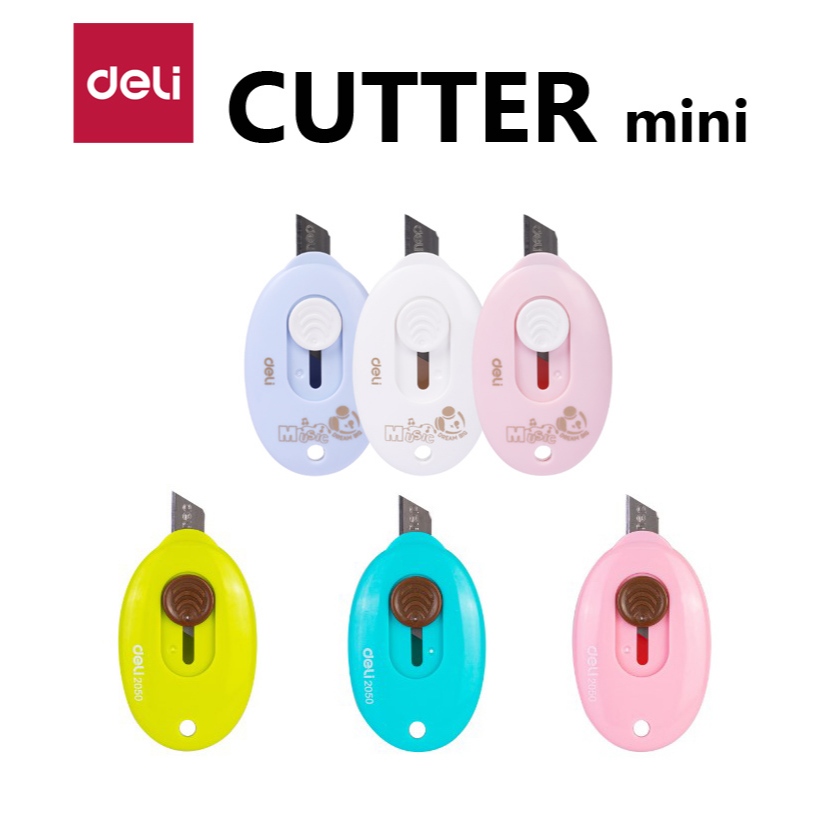 Jual Cutter kecil DELI Cutter mini Cutter portabel cuter travel size ...