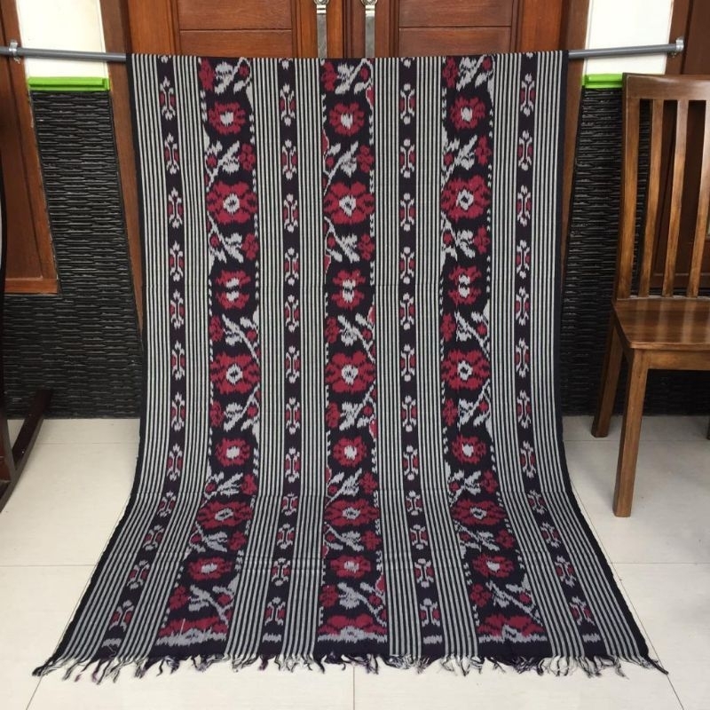 Jual KAIN TENUN BLANGKET ETNIK MOTIF BUNGA,LOMBOK,NTT,TORAJA | Shopee ...