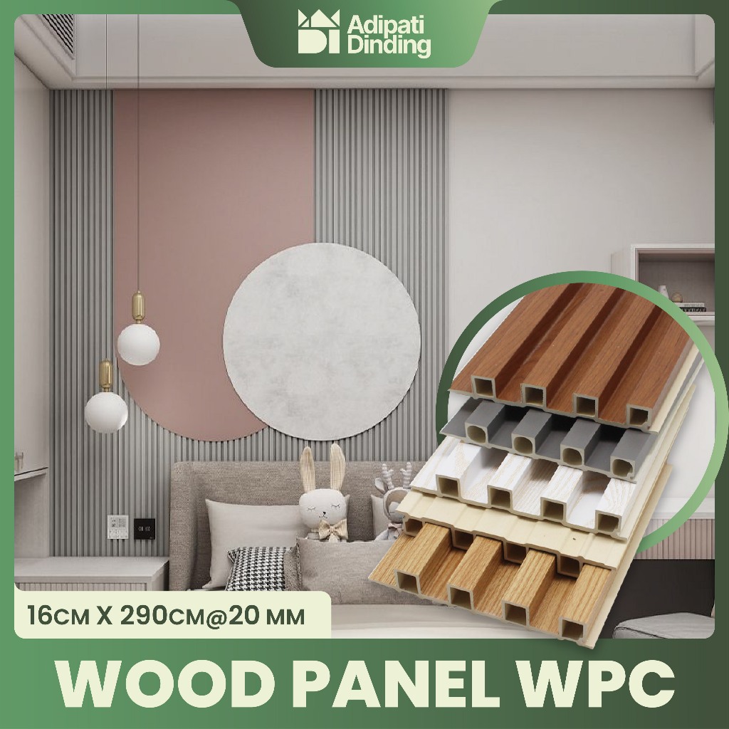 Jual Adipati Home Decoration - WOOD PANEL 3D | WALL PANEL WPC TEBAL ...