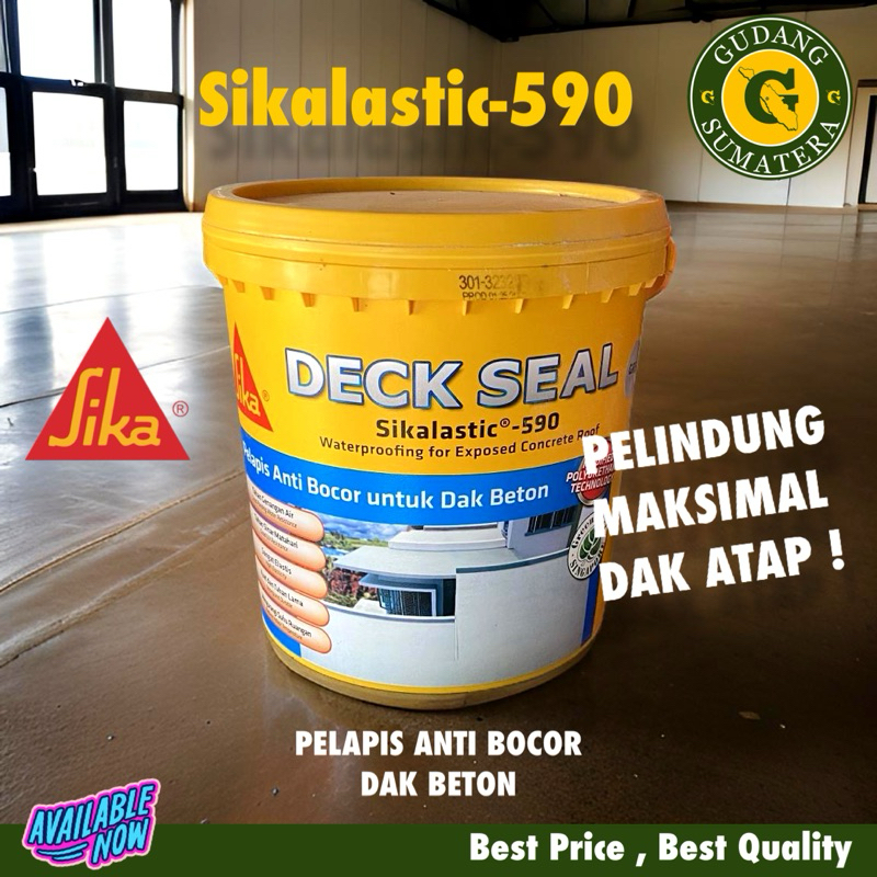 Jual Pelapis Anti Bocor Atap & Dak Beton 4Kg Sika - Deck Seal ...