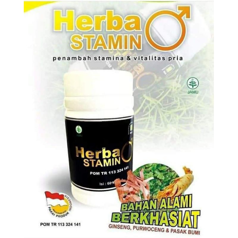Jual Herbastamin stamina pria gak gampang loyo (60 kapsul) | Shopee Indonesia
