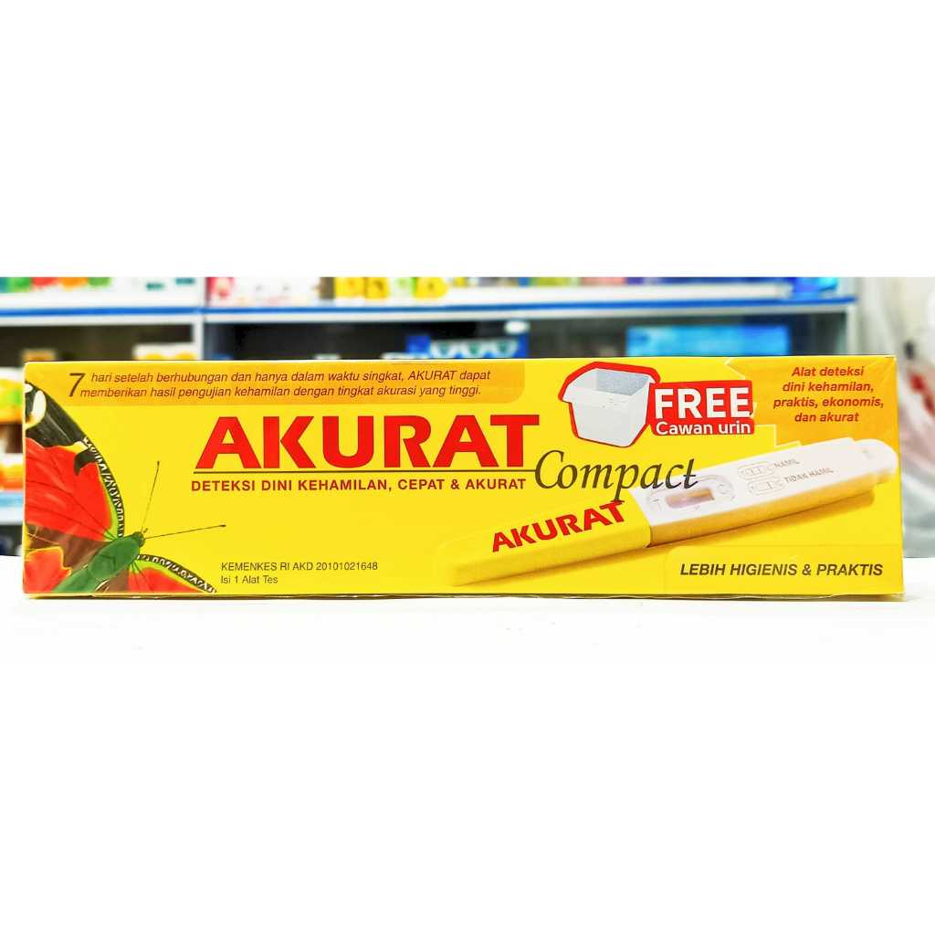 Jual [𝐏𝐑𝐈𝐕𝐀𝐒𝐈 𝐀𝐌𝐀𝐍] 𝐀𝐤𝐮𝐫𝐚𝐭 Compact Test Pack - Alat Tes Kehamilan ...