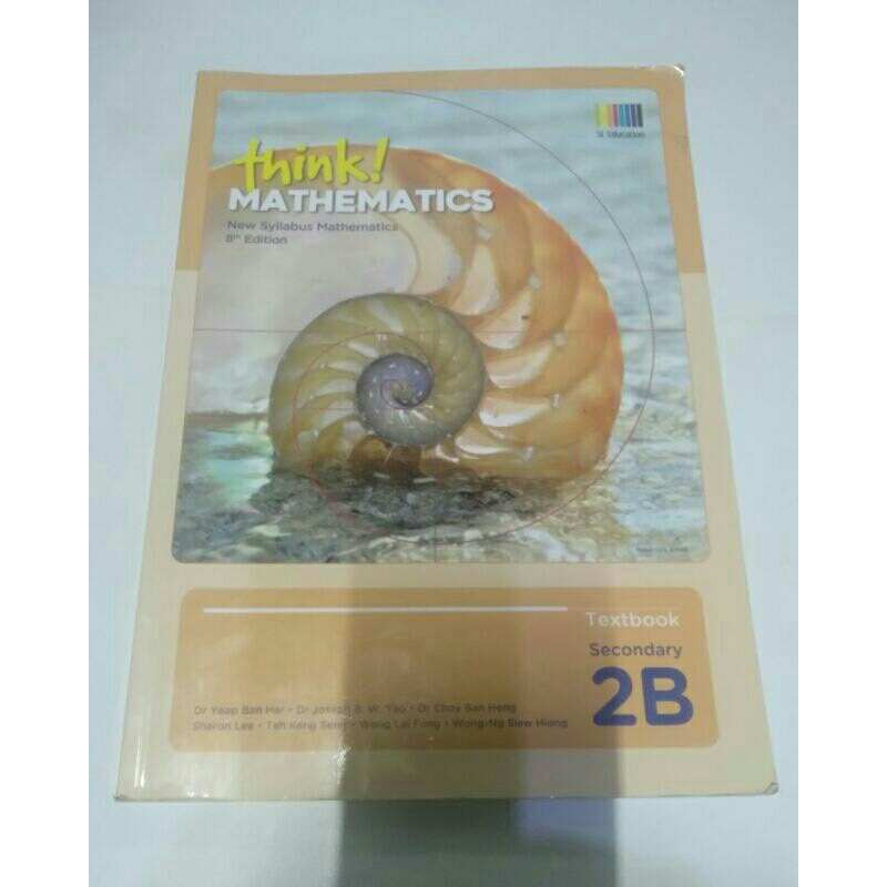 Jual Think mathematics textbook secondary 2B | Shopee Indonesia