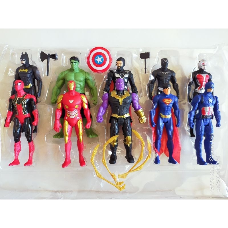 Jual Mainan Superhero Avengers DC Cosmic isi 10 pcs | Shopee Indonesia