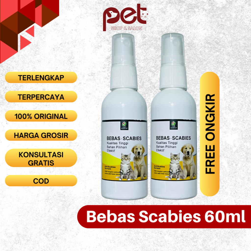 Jual Bebas Scabies 60 ml - Jago Veterinary - Obat Gudig Kucing Kelinci ...