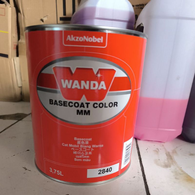Jual Cat Pu Wanda Black 2840 1galon | Shopee Indonesia