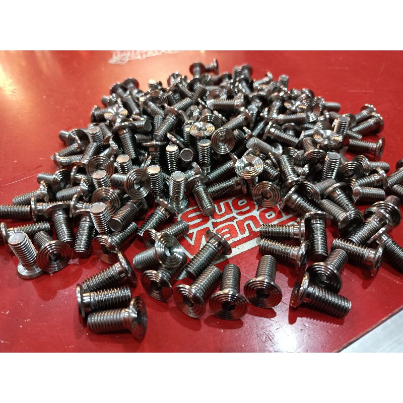 Jual baut piringan atau baut disc stainless anti karat asli stainless bukan besi | Shopee Indonesia