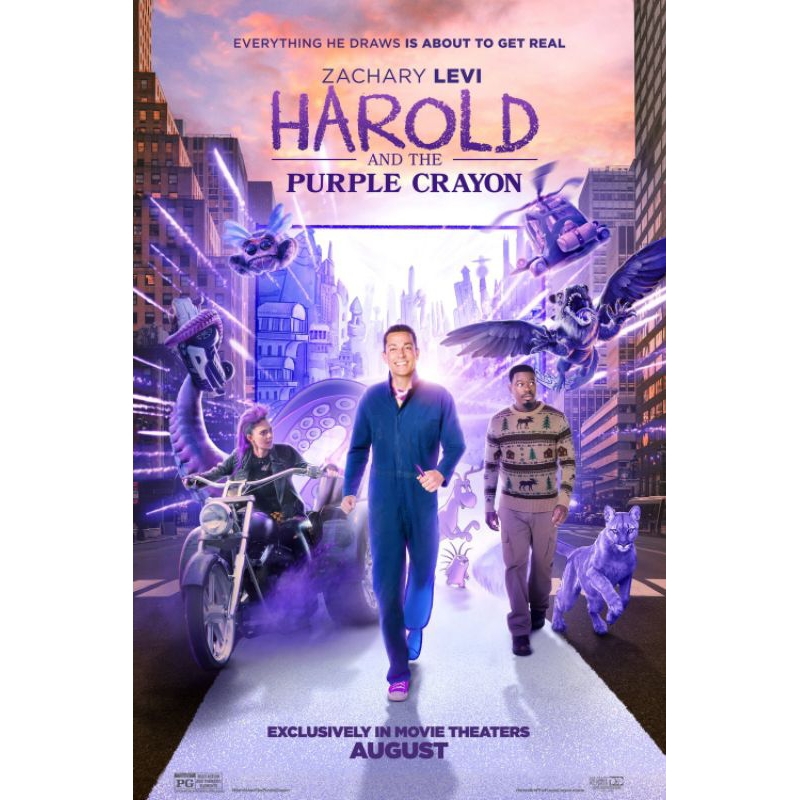 Jual DVD HAROLD AND THE PURPLE CRAYON (2024) | Shopee Indonesia