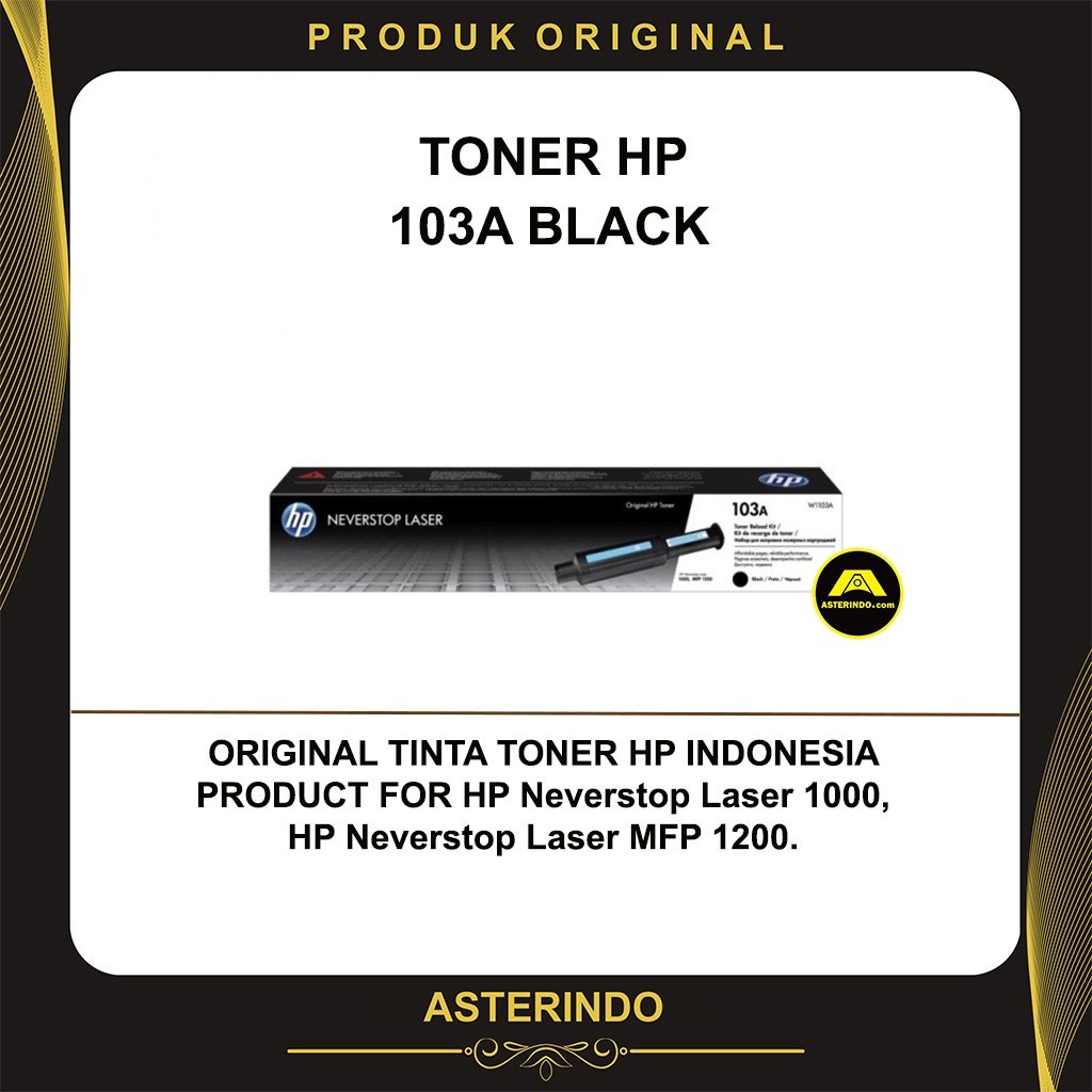 Jual Toner HP 103A Tinta Cartridge Printer Laserjet Black Hitam 103 A ...