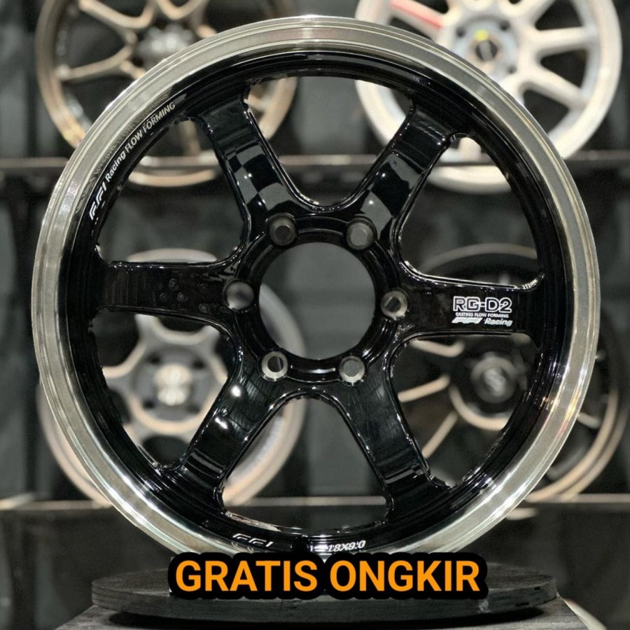Jual velg mobil ring 18 ADVAN RG D2 FLOW FORMING R18 triton pajero fortuner | Shopee Indonesia