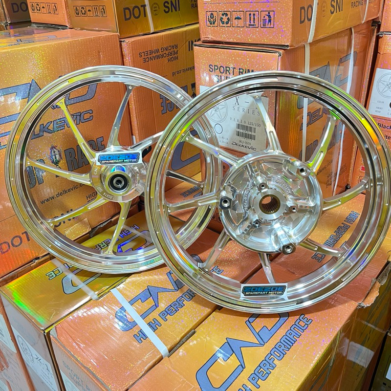 Jual PROMO VELG RACING DND DELKEVIC M8 NMAX ALL NEW UK 185/215-14 Nmax ...